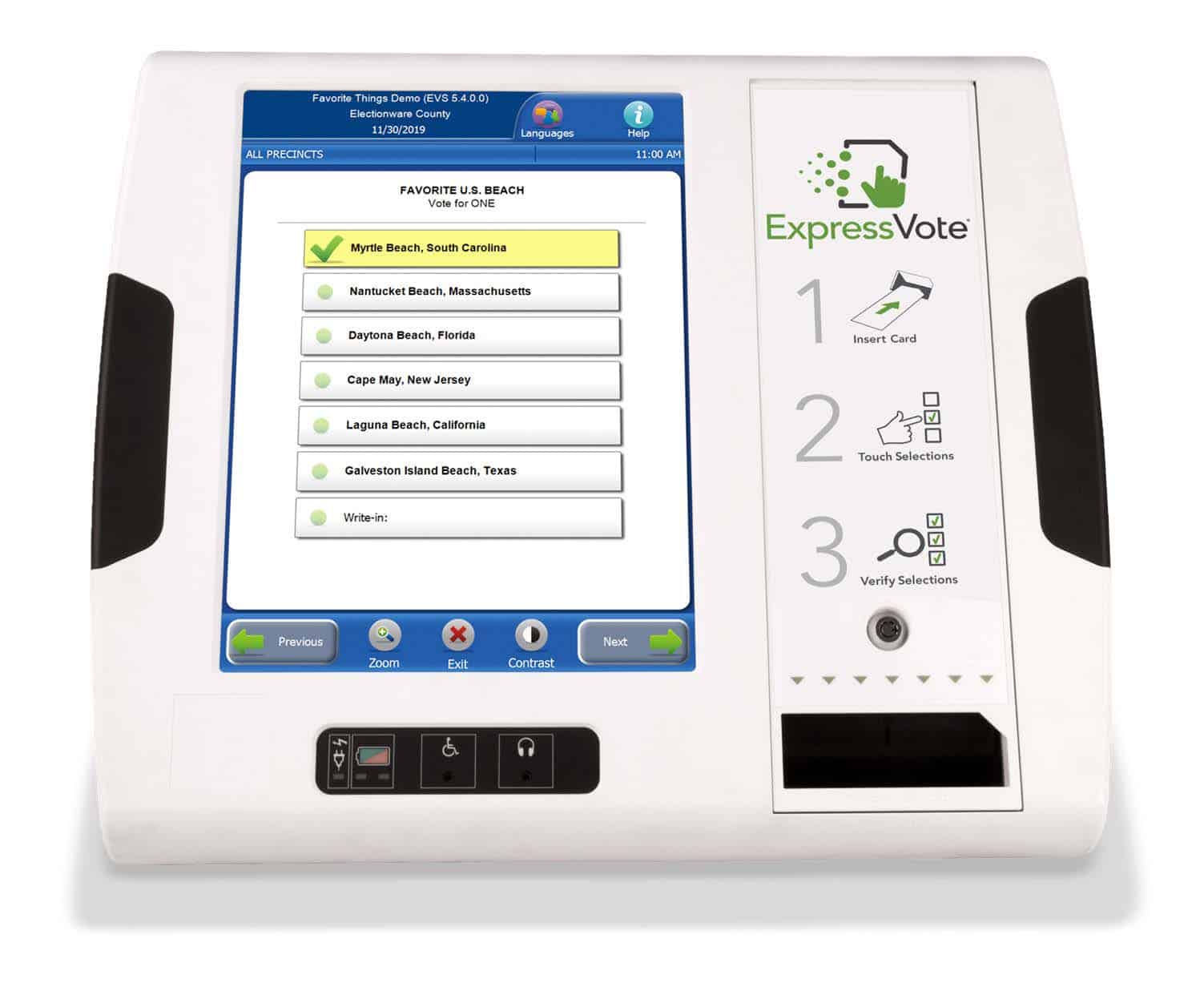 ExpressVote Voting System - Disability Rights Texas